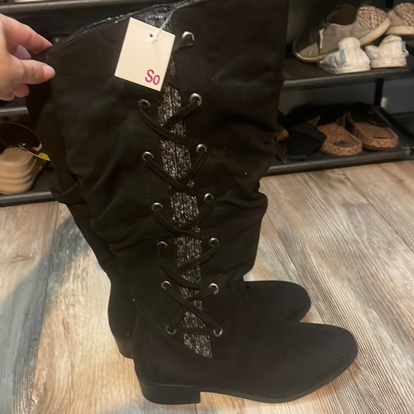 SO | Shoes | Nwt So Calf High Boots Womens Size 9 Wide Calf | Poshmark